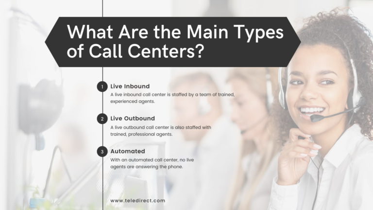 What Are the 3 Types of Call Centers? | TeleDirect
